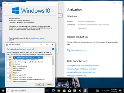 Windows 10 Enterprise/Iot Enterprise 22H2 build 19045.6809 Preactivated ...